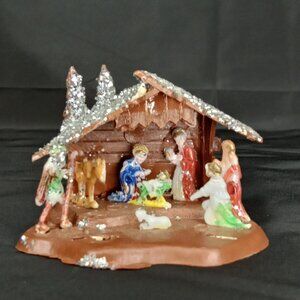 Holiday | Mid Century Modern Christmas Miniature Nativity Scene 399 ...